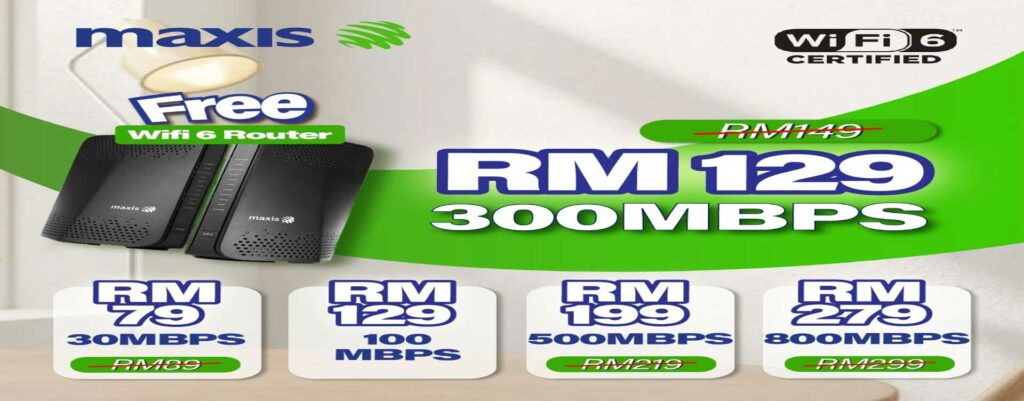Three reason Why Maxis Home Fibre is better - WiFi Speed Malaysia